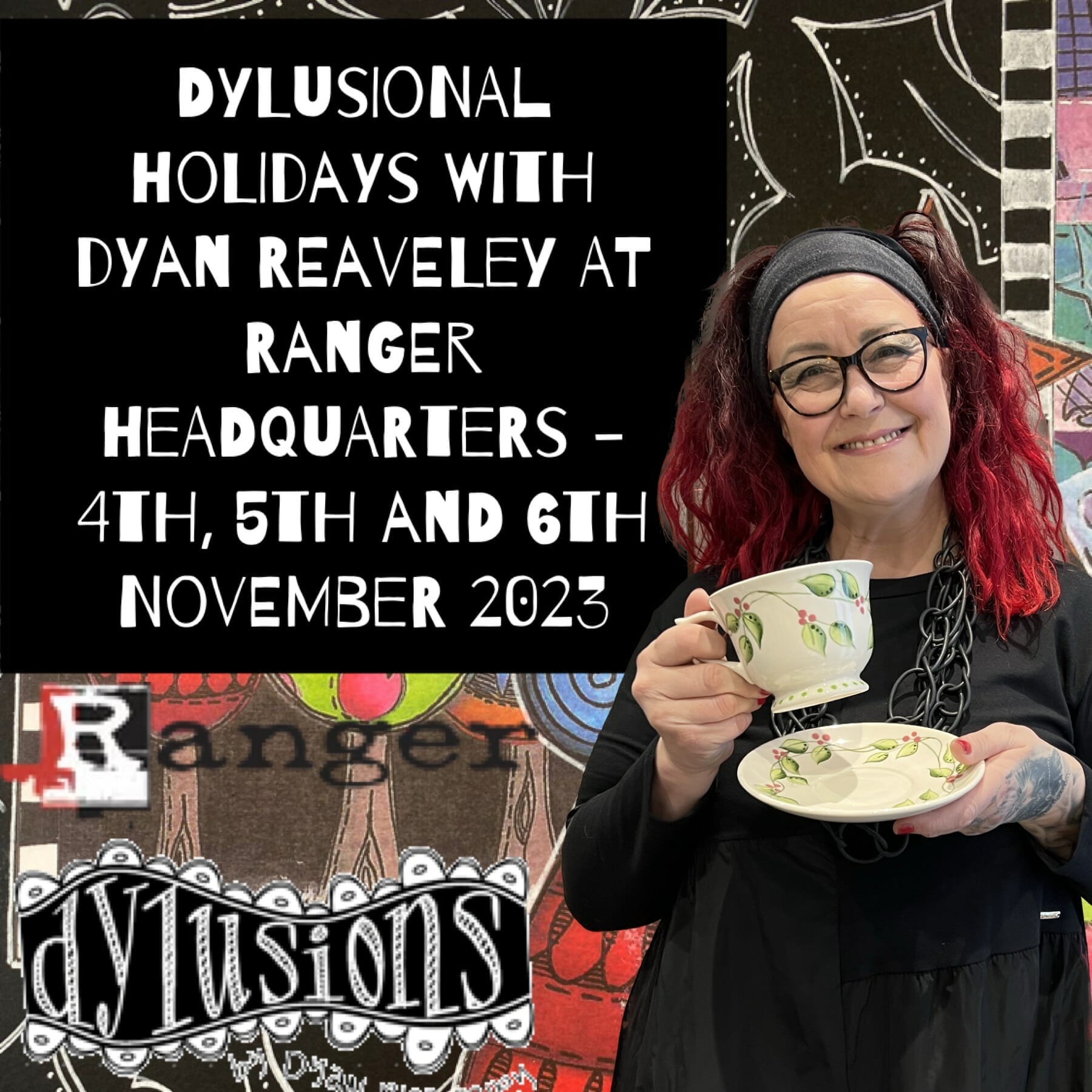 Dylusional Holidays with Dyan Reaveley at Ranger ink - Dyan Reaveley ...